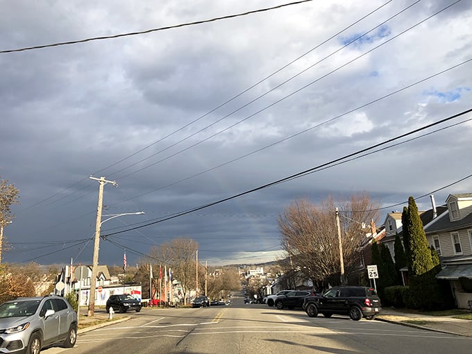 Storm clouds gather over Conshohocken's residential streets, adding dramatic flair to an otherwise ordinary afternoon in this extraordinary town.