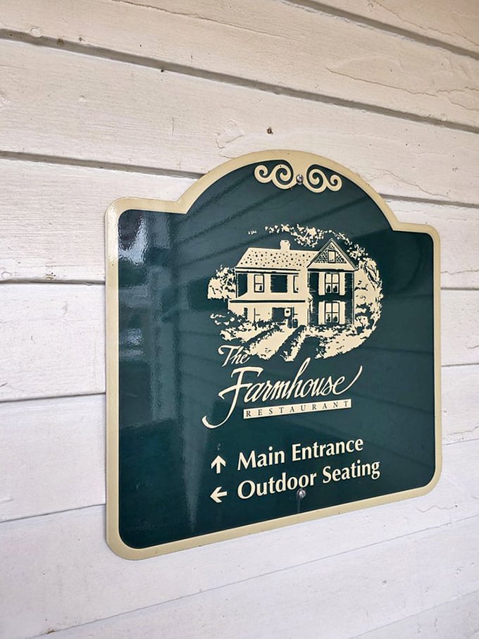 The sign says "restaurant" but the experience says "welcome home"—with directions so clear even your GPS-challenged uncle could find it.