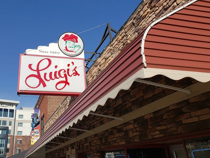 The vintage sign proudly announces "Since 1949"—a date that isn't just a number but a promise of tradition that's survived trends, fads, and food crazes.