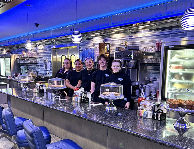 The heart of any great diner is its staff – these folks don't just serve food, they serve community with every plate that leaves the kitchen.
