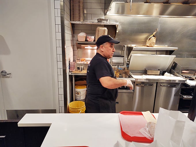 Behind every great sandwich is someone who knows exactly how to make it. The kitchen ballet at Al's has been choreographed to perfection over decades.