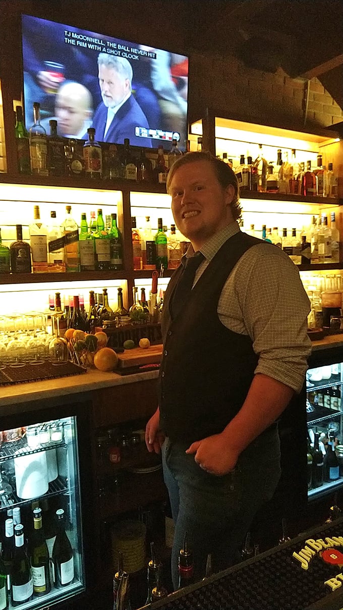 A friendly face behind the bar – where cocktail expertise meets genuine Pennsylvania hospitality.