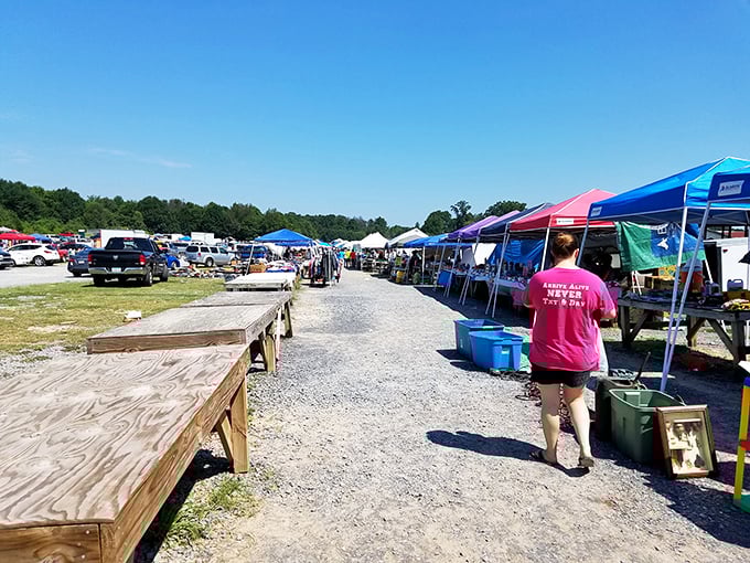 Blue skies and bargain hunting—the perfect Georgia Saturday! Each tent and table represents a small business with big dreams and unique offerings.