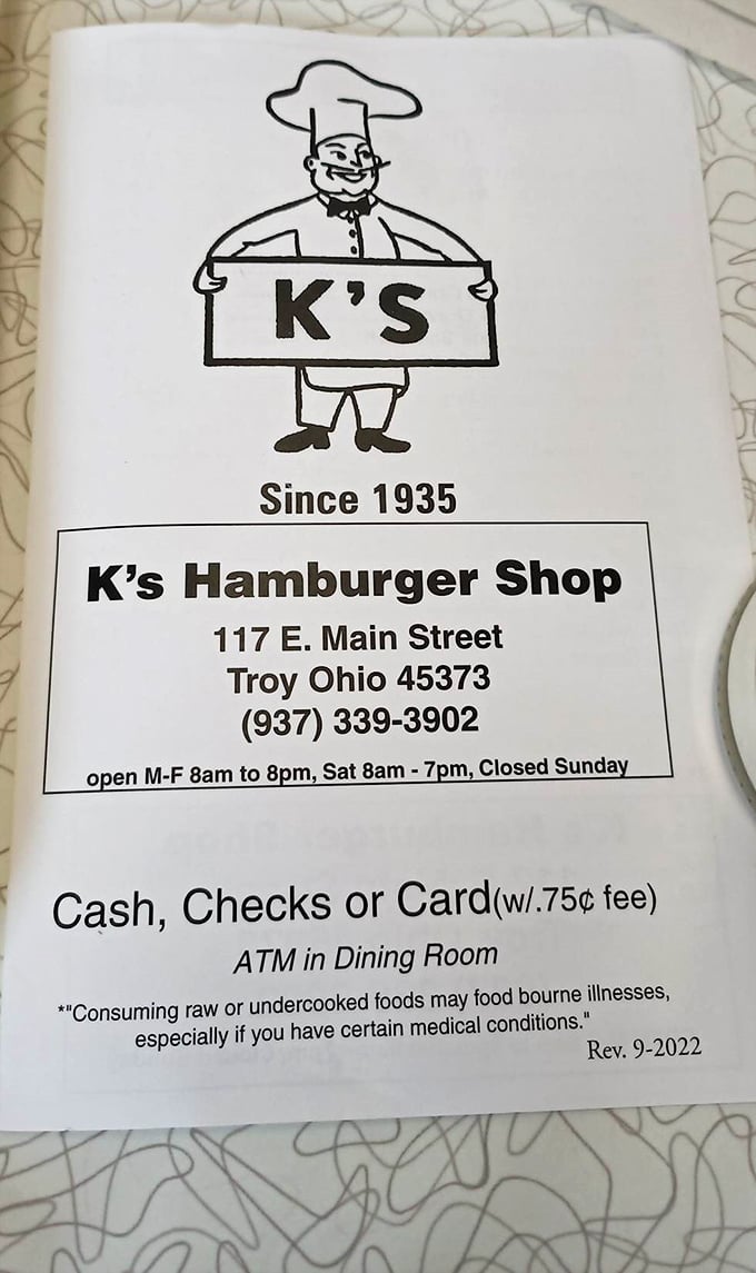 Operating since 1935—when a burger cost a nickel and conversations weren't interrupted by smartphone notifications. Some traditions are worth preserving.