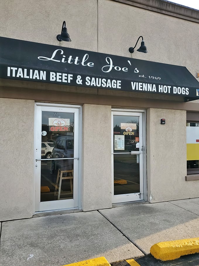 The entrance to Little Joe's—a portal to sandwich nirvana that's been welcoming hungry pilgrims since the late 1960s.