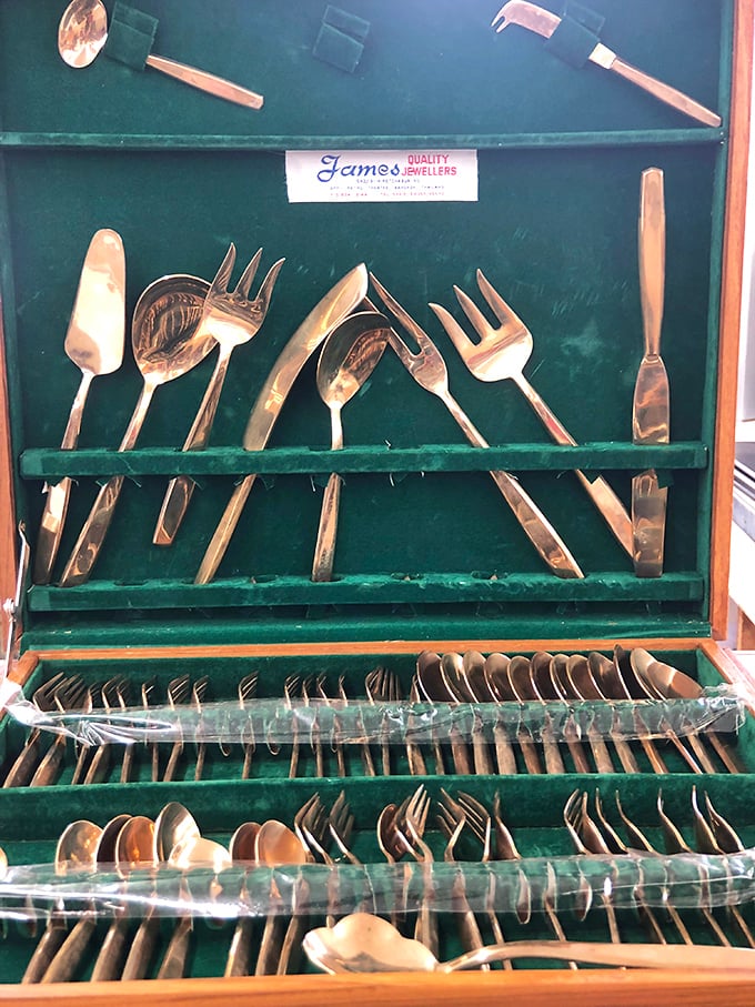 A complete vintage flatware set from James Quality Jewelers—elegant enough for Thanksgiving dinner, priced for everyday indulgence.