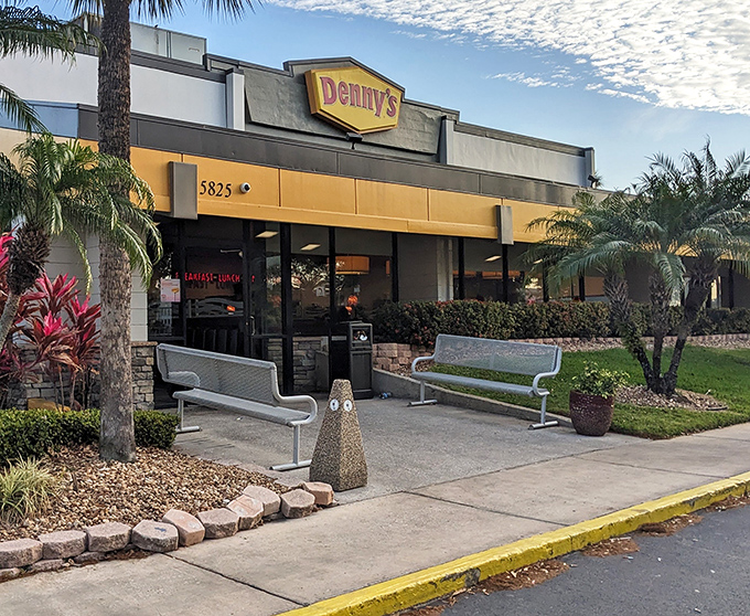 The entrance says "come as you are" – whether that's post-Disney exhaustion or pre-coffee morning zombie, all are welcome here.