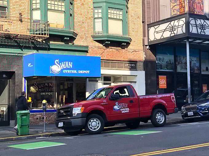 A legendary San Francisco seafood spot whose modest storefront hides a century of oyster-shucking tradition.