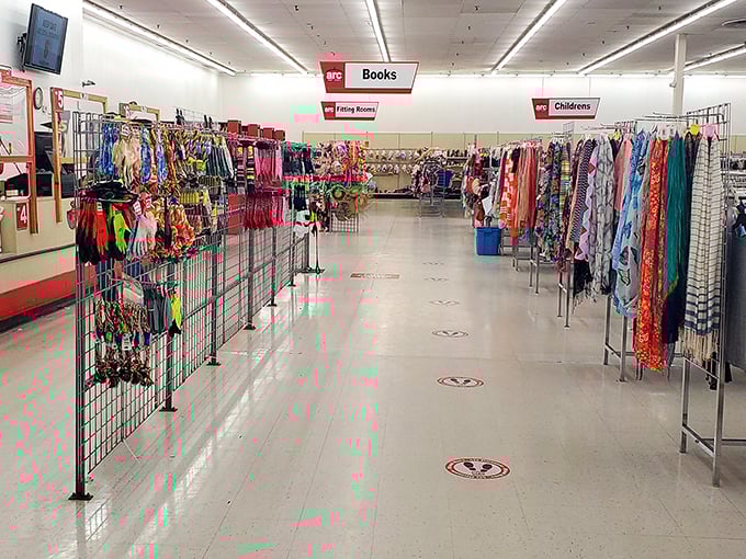 Clean, organized aisles make treasure hunting a pleasure rather than a chore – the retail equivalent of a well-marked trail map.