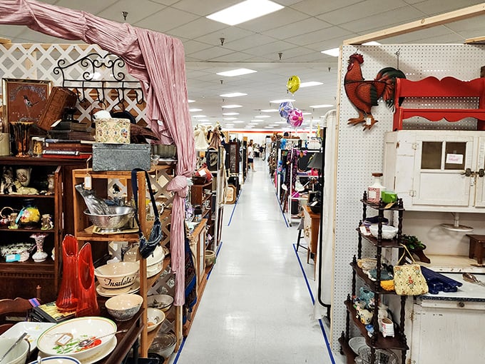Endless aisles that stretch like Florida highways, but infinitely more rewarding to navigate slowly.