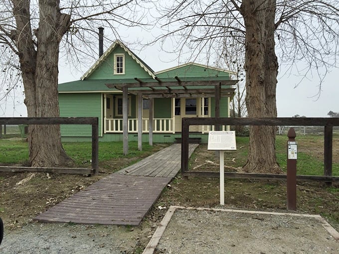 The Allensworth House, framed by bare winter trees, offers a glimpse into the domestic life of a remarkable American whose journey deserves wider recognition.