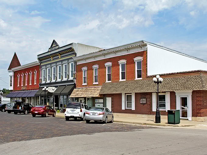 Arcola's Main Street could be a movie set for "Quintessential Small-Town America," with its brick buildings and vintage storefronts frozen in time.