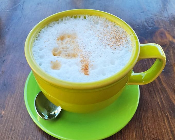 This sunshine-yellow mug doesn't just contain coffee—it holds liquid optimism with a sprinkle of cinnamon that says, "Today is going to be extraordinary."
