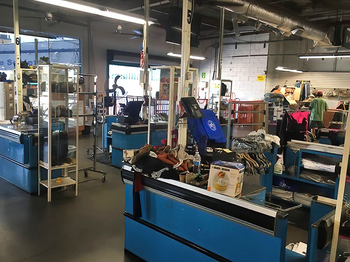 Where the magic happens—checkout counters transforming yesterday's belongings into tomorrow's treasures and community assistance.