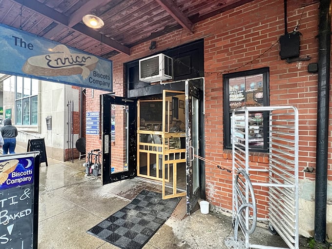 Step through these doors and leave your diet at the threshold—some sacrifices are worth making.