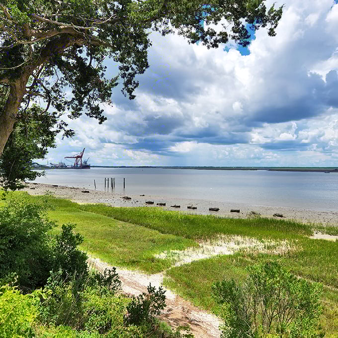 Where land meets water under dramatic skies—the kind of vista that reminds you why people have been drawn to coastlines since the beginning of time.