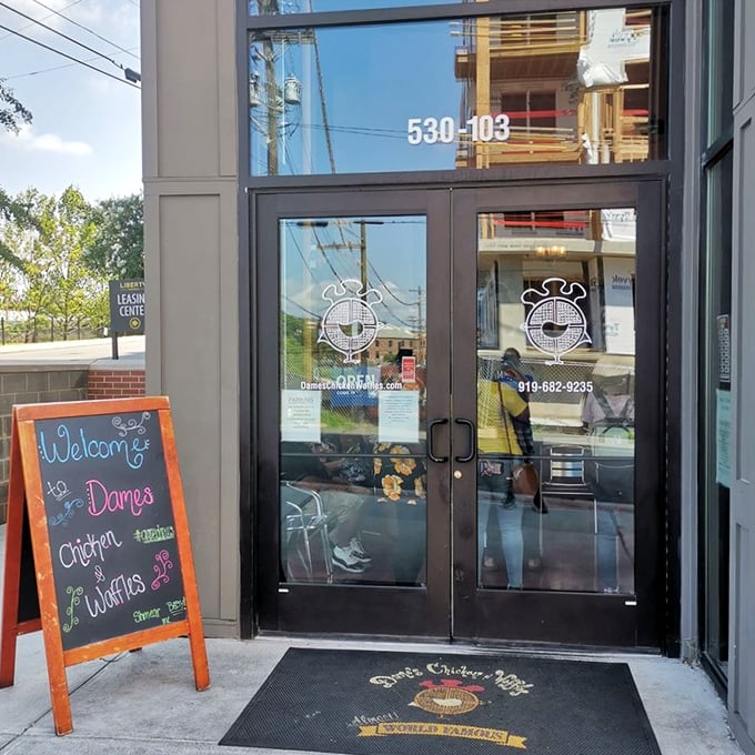 "Welcome to Dame's" isn't just a sign – it's an invitation to one of Durham's most delicious experiences.