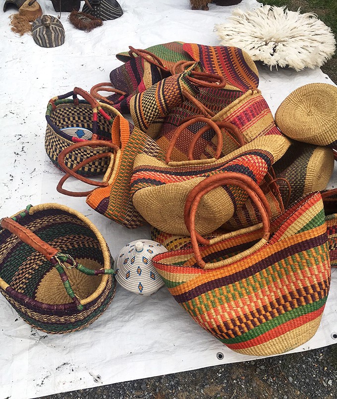 These handwoven baskets carry more than just your groceries – they bring global craftsmanship and sustainable style to Pennsylvania's countryside market.