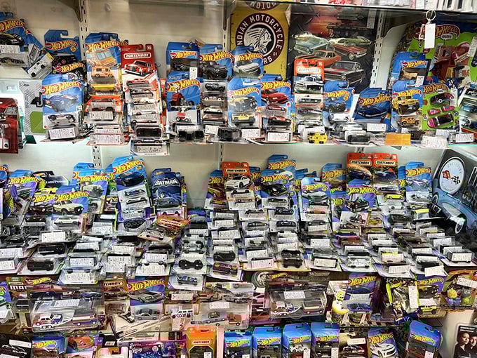 Hot Wheels heaven! This collection would make any grown man suddenly remember every car he owned—and the ones that got away.