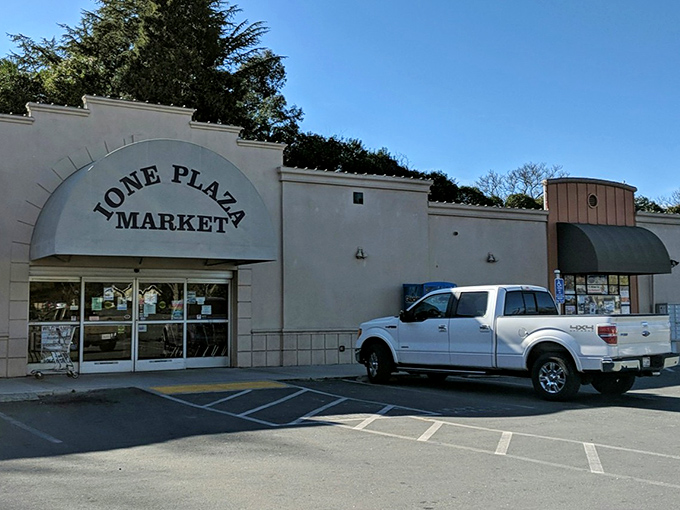 Ione Plaza Market proves small towns still have everything you need—including conversations with neighbors that make "quick trips" delightfully impossible.