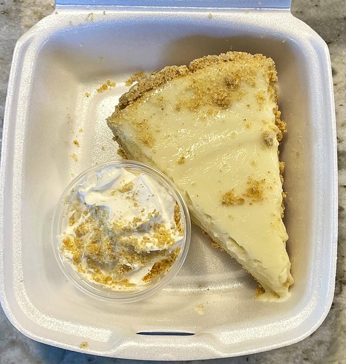 Key lime pie that strikes the perfect balance between sweet and tart. The dessert equivalent of a Florida sunset—a perfect ending to any meal.