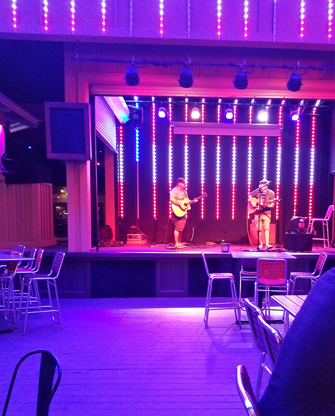 Live music adds the perfect soundtrack to your seafood feast – because calories consumed while tapping your feet only count as half.