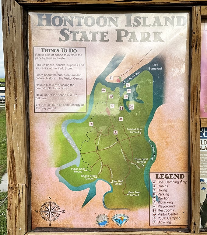 The treasure map to natural wonders, minus the pirate's "X"—unless you count that picnic spot by the river.