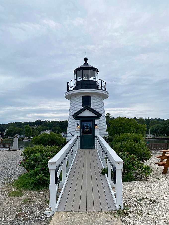 Mystic's lighthouse isn't just a navigational aid—it's a perfect metaphor for this town that continues to guide travelers to safe harbor and good times.