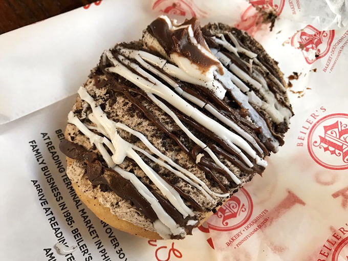The cookies-and-cream donut that makes you question all other desserts. Oreo meets donut in the collaboration we didn't know we needed but can't live without.