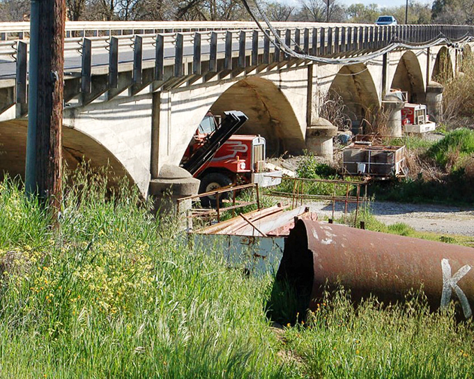Even Orland's infrastructure has character – this bridge spanning the 99W corridor reflects the practical, no-frills approach that makes this town a haven for budget-conscious Californians
