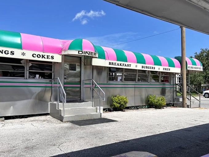 From this angle, Angel's Dining Car looks exactly like what it is—a slice of Americana that's weathered trends, storms, and changing times.
