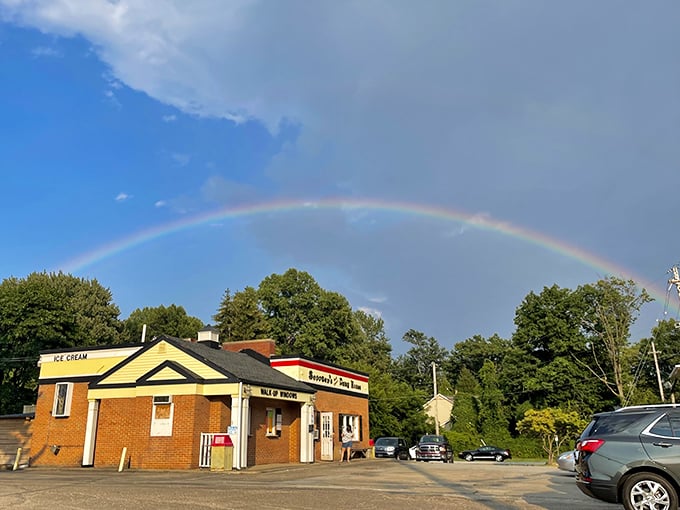 Even Mother Nature approves—sending a rainbow to crown what might be the pot of culinary gold at the end.
