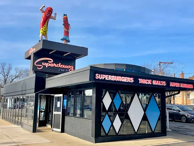 The retro exterior isn't manufactured nostalgia—it's the real deal that's been serving up happiness with a side of fries since Eisenhower was in office. 