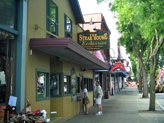 Wellsboro's tree-lined Main Street provides the perfect backdrop for The Steak House—where small-town charm meets big-time flavor.