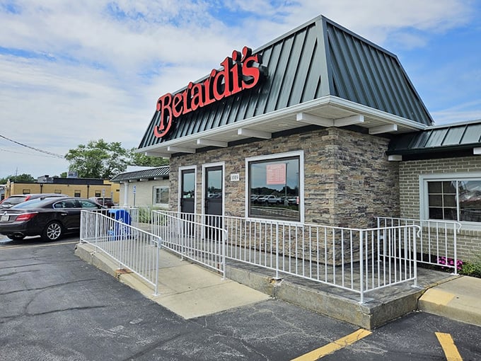 The stone and metal exterior might be modern, but what happens inside is timeless—comfort food that connects generations of Ohio diners.
