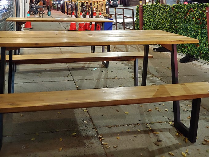 The outdoor seating offers fresh air dining with a side of people-watching – perfect for savoring your sandwich while soaking in Fishtown's vibrant street life.