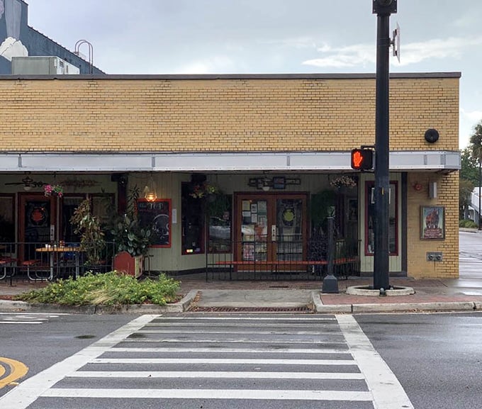 From the street, The TOP maintains its unassuming charm – a brick facade that gives no hint of the culinary wonderland waiting inside.