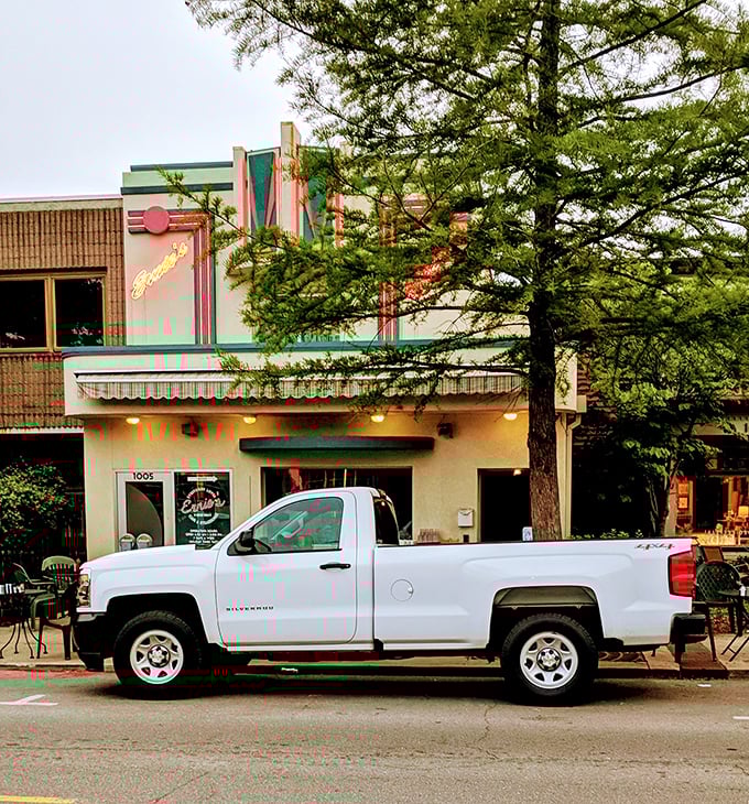 The distinctive Art Deco-inspired exterior stands as a Columbia landmark, promising the same reliable comfort it has delivered for generations.