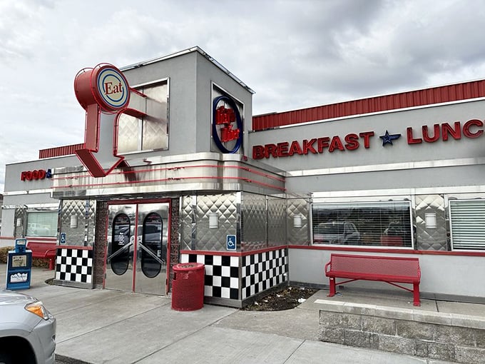 From the outside, it's clear: this isn't just another roadside eatery—it's an Idaho Falls institution where memories are made between bites.