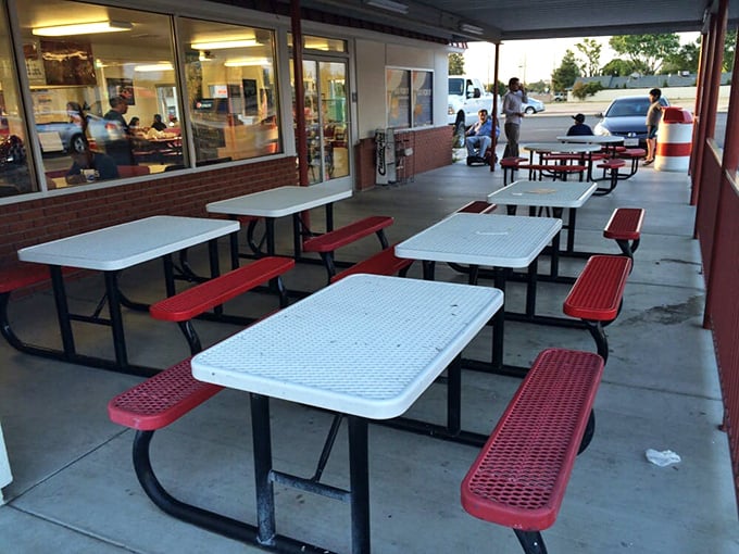 The outdoor seating area offers a front-row seat to California evenings and the perfect stage for that most sacred of activities—eating with your hands.