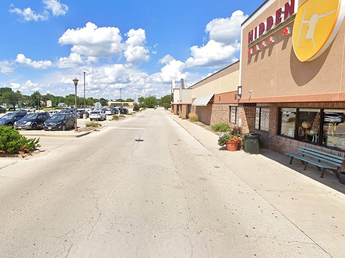 Don't let the expansive parking lot fool you—you'll need every minute of those two-hour spaces to properly explore inside.
