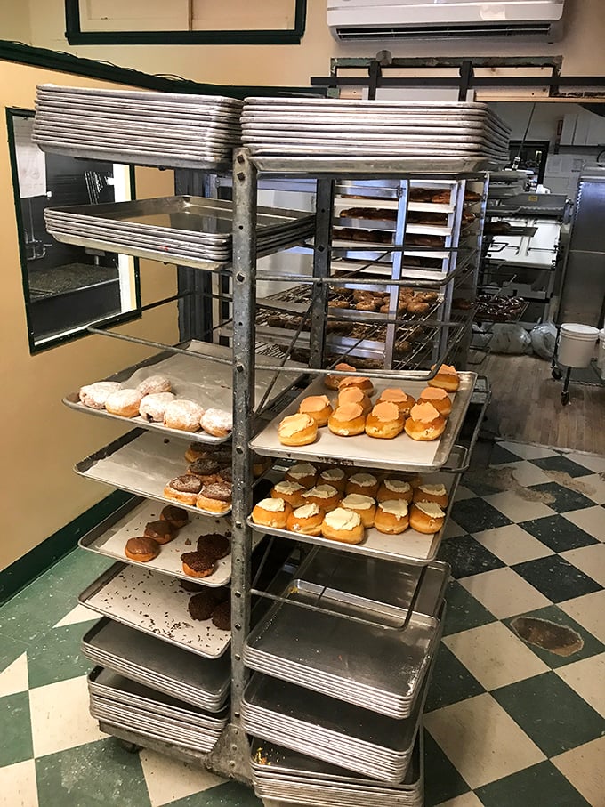 Where the magic happens – those racks hold more potential joy than Santa's workshop in December.