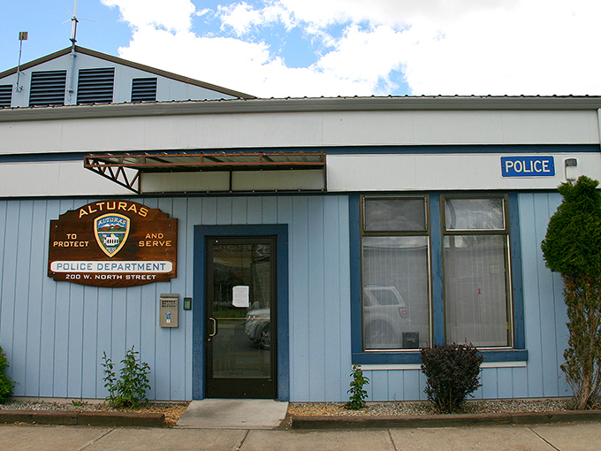 The Alturas Police Department, where the crime reports are shorter than a grocery list. Small-town security without the big-city stress.