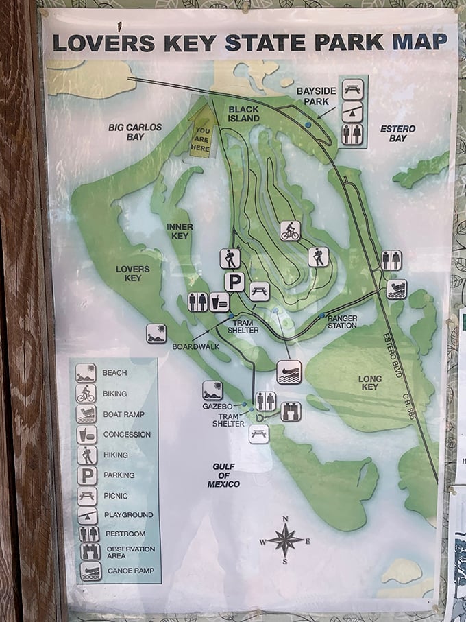 The treasure map to paradise – where X marks every spot worth visiting in this 1,600-acre natural playground between Fort Myers Beach and Bonita Springs.