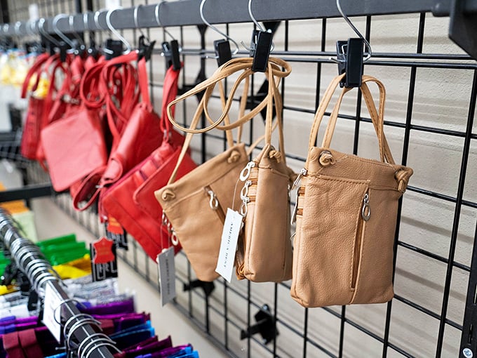 Handbag heaven for the budget-conscious fashionista—proof that style and savings can happily coexist on the same rack.