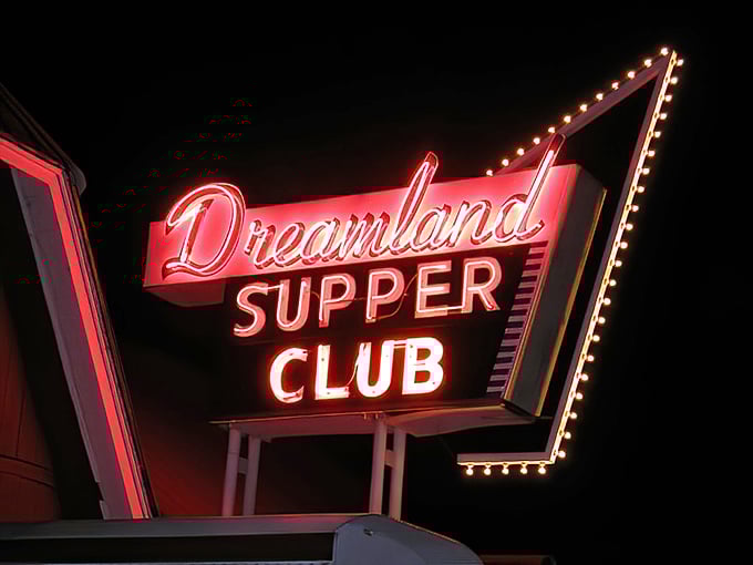The neon sign glows like a promise in the night—Dreamland indeed. This is how Wisconsin evenings should end: full, happy, and planning your next visit.