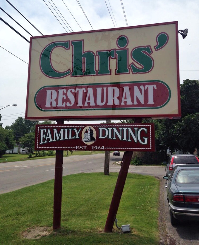 The sign that's become a beacon for hungry travelers—"Family Dining" isn't just a phrase, it's a philosophy that's endured since 1964.