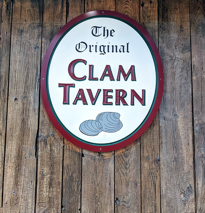"The Original" indeed—this weathered wooden sign promises authenticity in a world of culinary pretenders and seafood imitators.