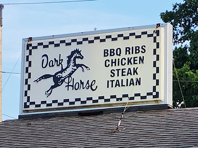 The iconic sign that's become a beacon for hungry travelers and locals alike – promising BBQ, chicken, steak and Italian in one delicious stop.