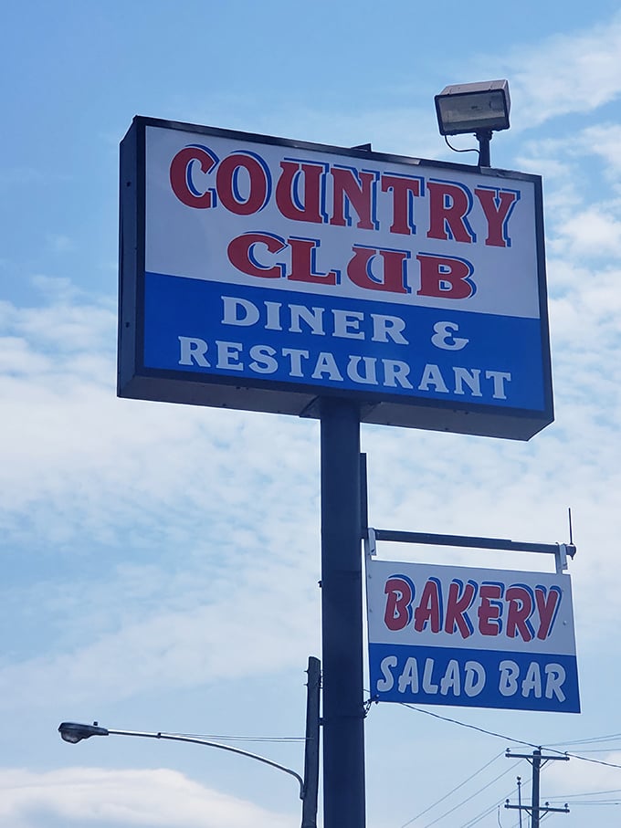 The sign beckons like an old friend, promising three magic words that warm the soul: "Diner," "Restaurant," and the clincher – "Bakery."